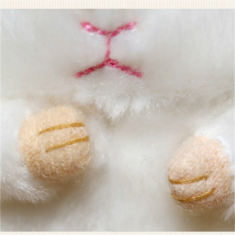MANYOU Kawaii Cute Soft Keyrings Keychains Faux Rabbit Fur Pompom ...