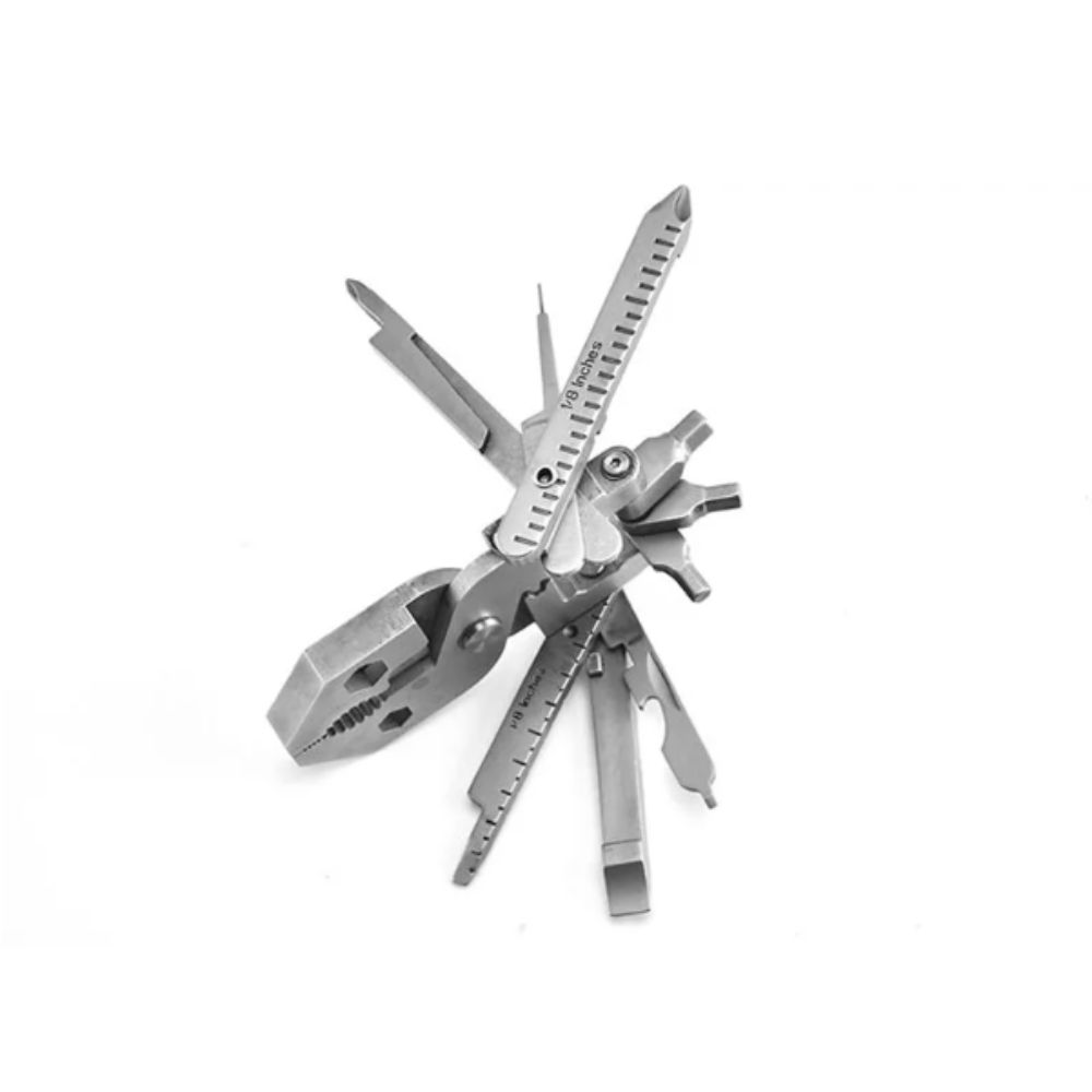Tool Kit Solid Stainless Steel Pocket Tool Kit Portable Mini Multi ...