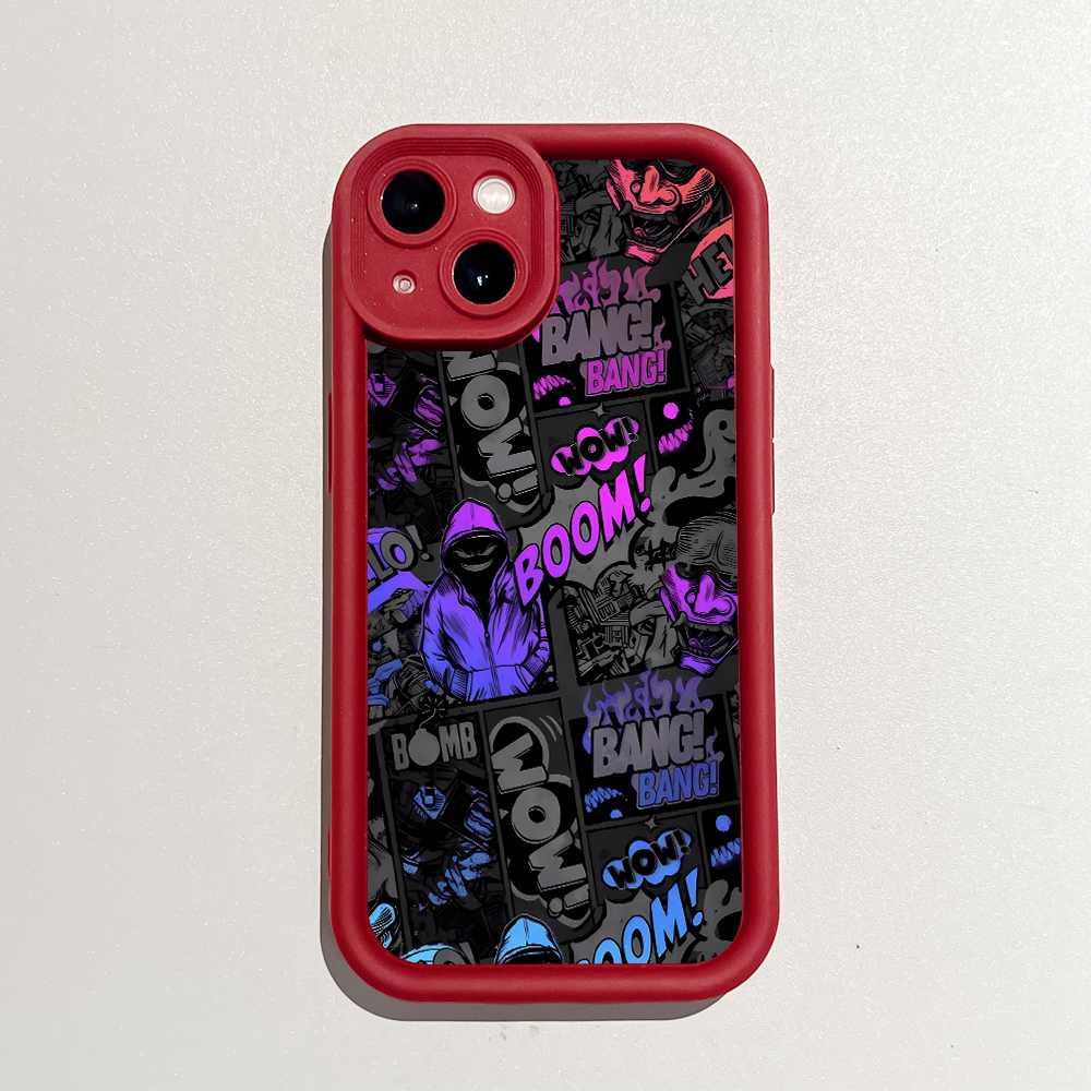 Hotinga for OPPO Reno13 F Reno 13 Pro 5G Back Cover Graffiti Comics ...