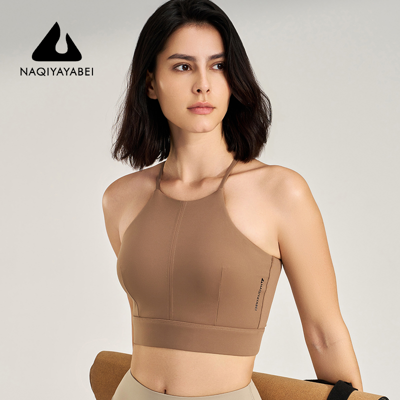 【wholesle668 Store】Women's halter top gym high intensity workout ...