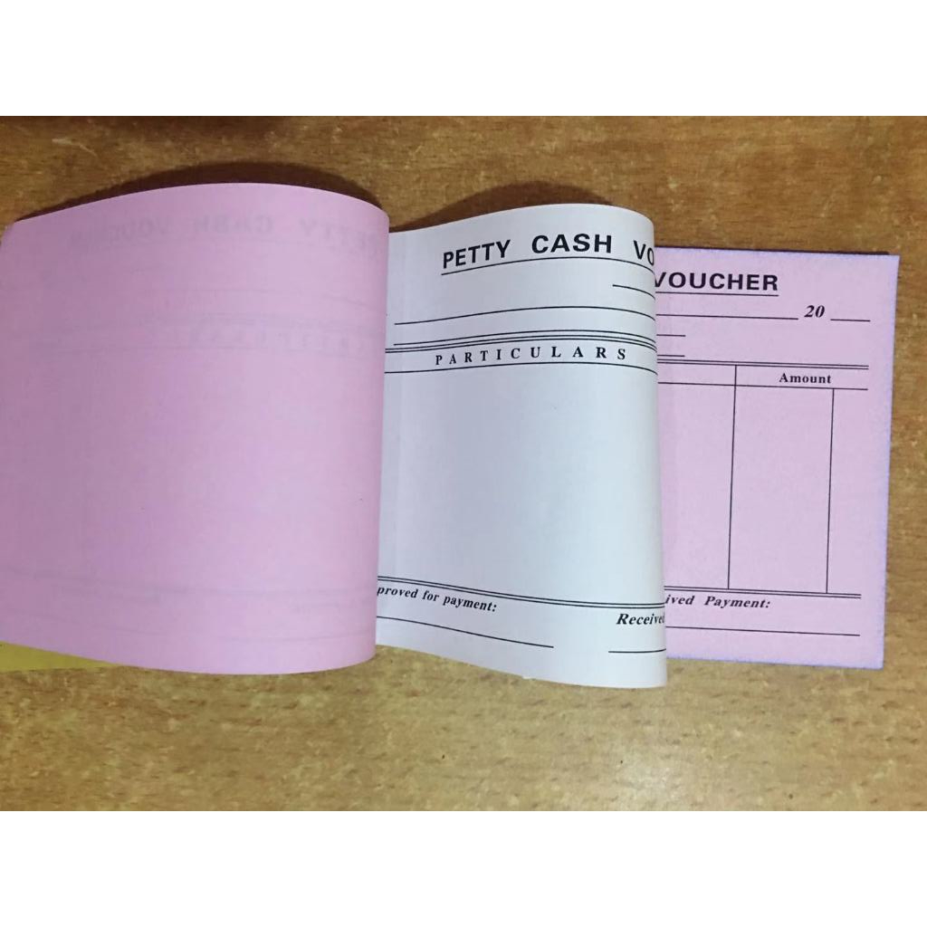 10PCS PETTY CASH VOUCHER RECEIPT carbon paper | Lazada PH