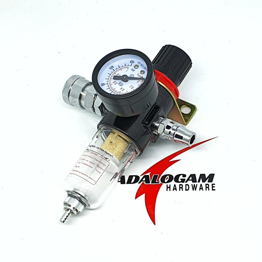 PNP Single Filter Air Regulator 1/4 Inch - Filter Udara Kompresor ...