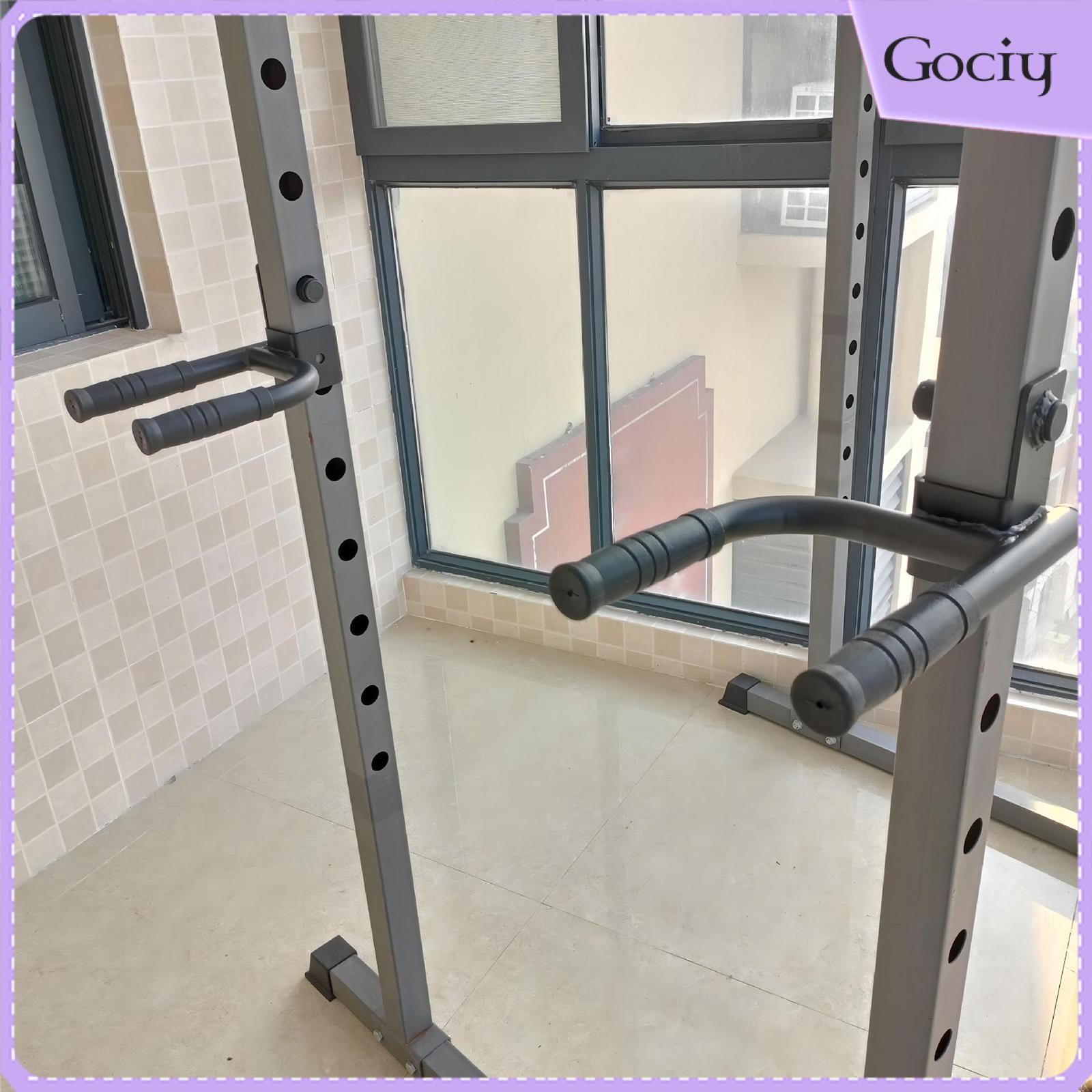 Gociy 2x Fitness Dip Bar Attachment Strength Training Chest Exercise ...