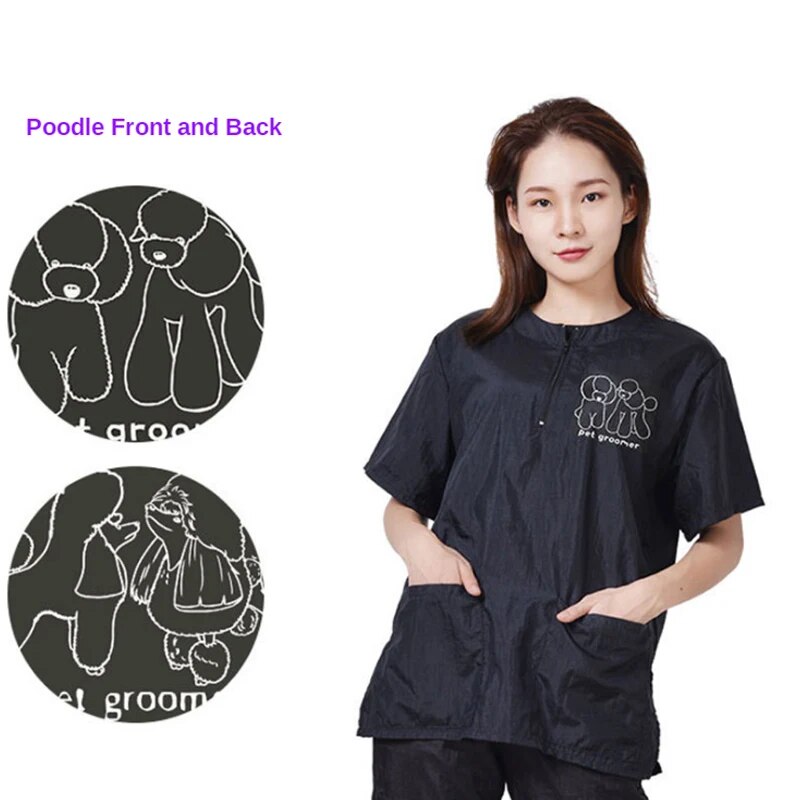 【Trending Now】 Men And Women Pet Shop Cosmetology Uniforms Waterproof ...