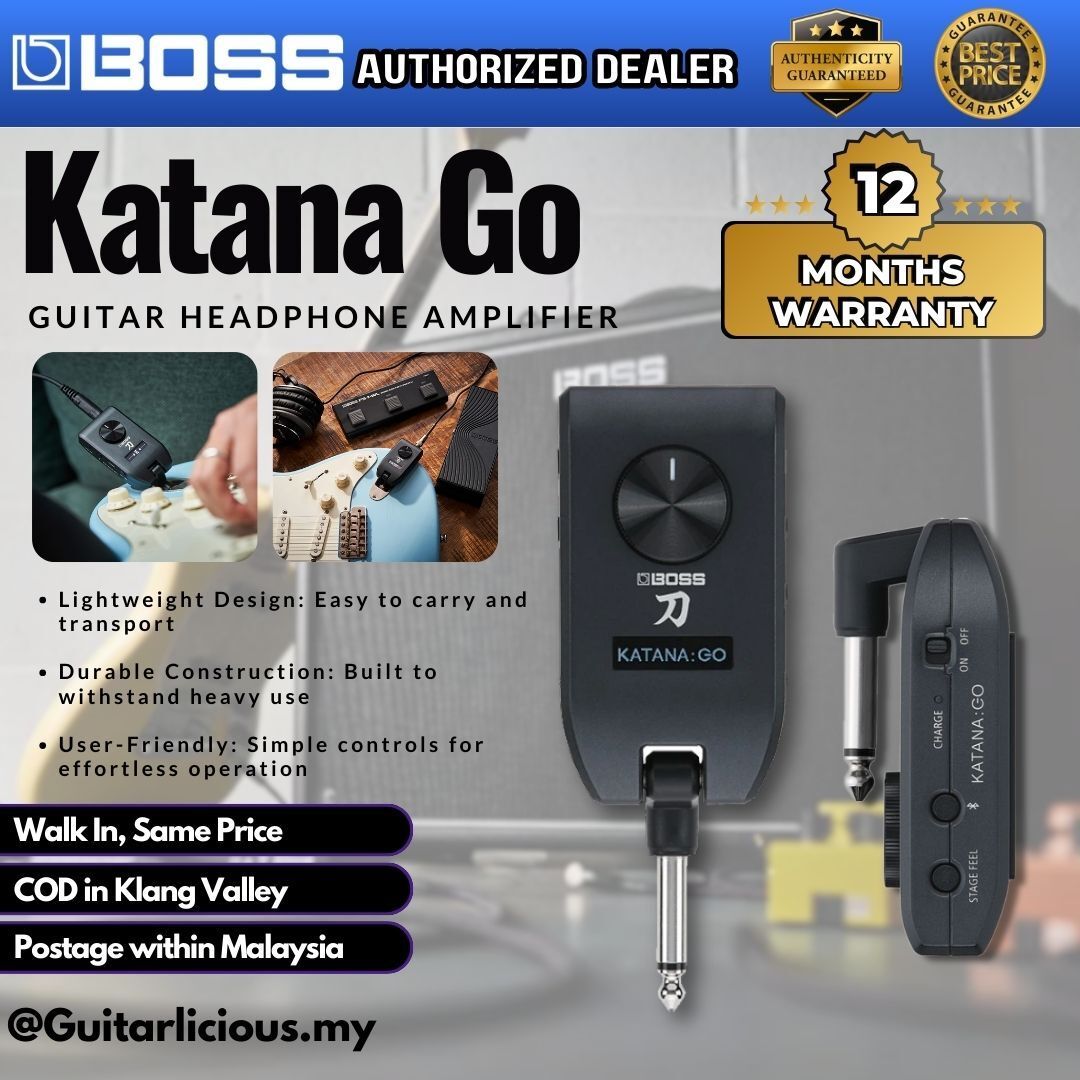 Boss Katana:Go Mini Guitar Headphone Amplifier ( KTN-GO : KTN Go ) | Lazada