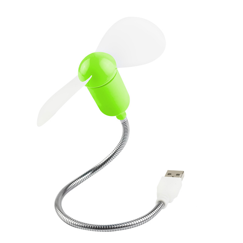 Mini Snake Fan Silent Soft Leaf Fan Computer Usb Fan Bendable Freely ...