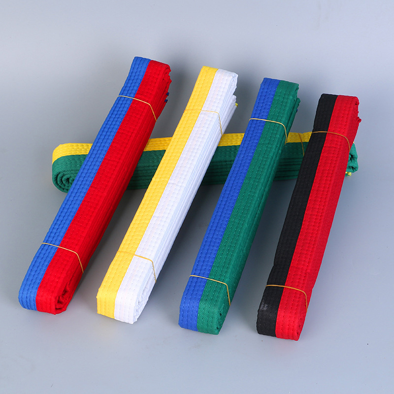 Taekwondo Colored Ranking Belts Cotton Martial Arts Judo Karate TKD ...