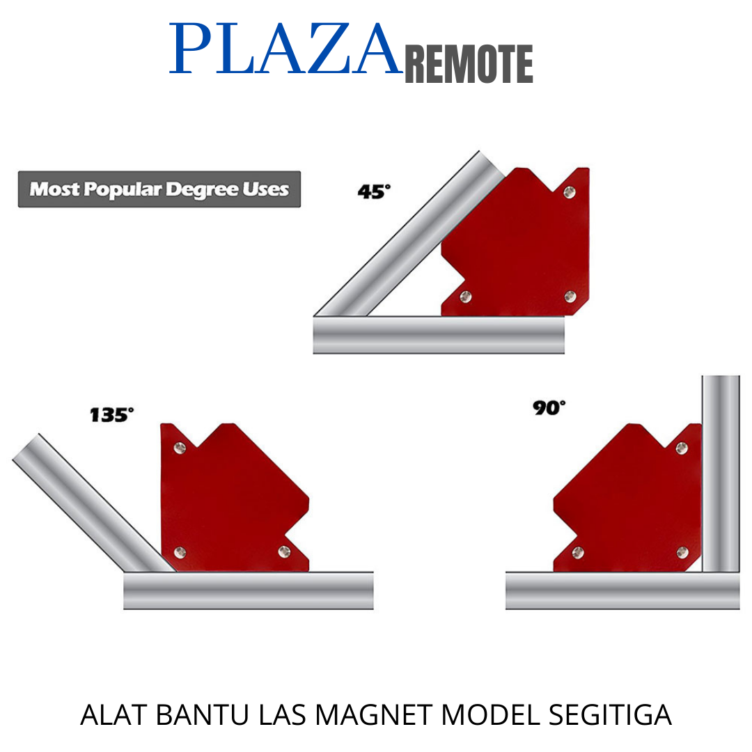 ALAT SIKU BANTU LAS MAGNET SEGITIGA 4 INCH 12 KG | Lazada Indonesia