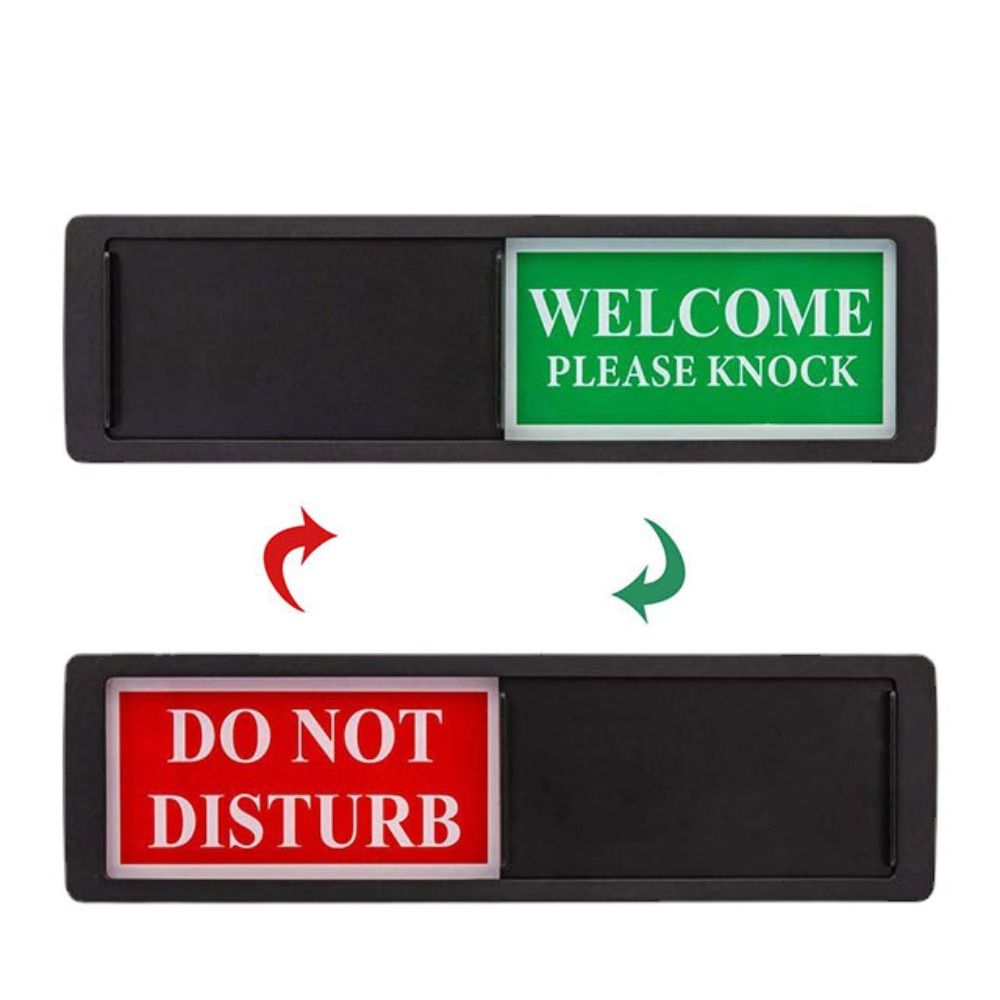 GAN Waterproof Office Door Sign Do Not Disturb ABS Reminder Signs ...