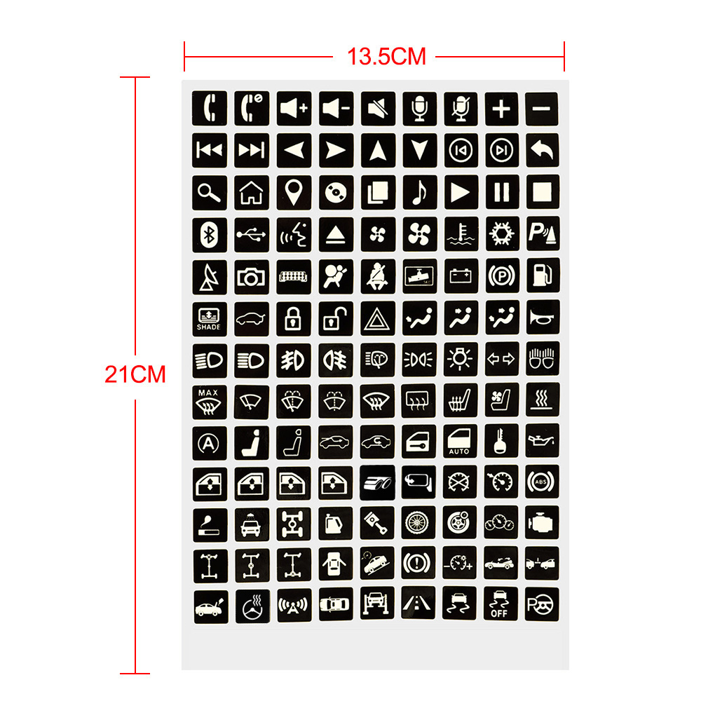 Luminous Sticker For Car Boat Switch Buttons Multi-Function Circuit ...