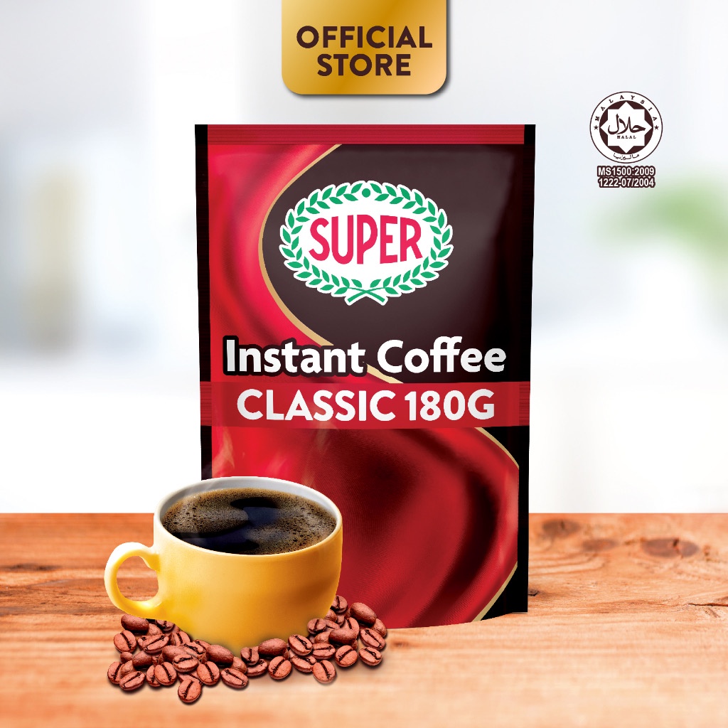 Super Classic Instant Pure Coffee 45/80/180g | Lazada