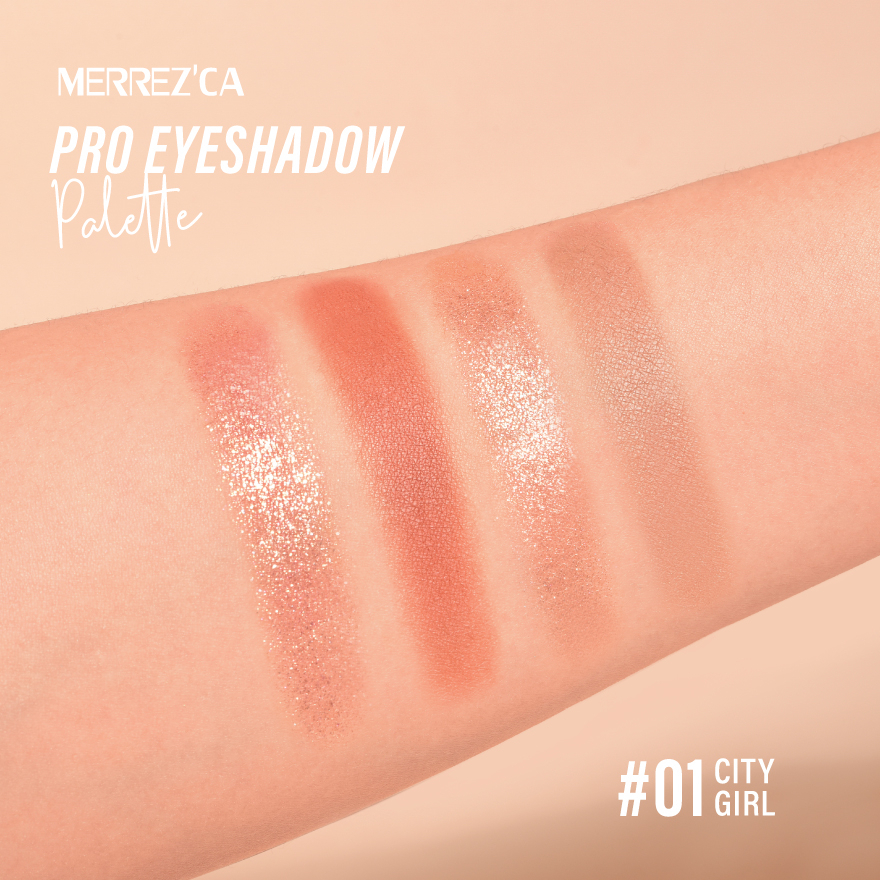 Merrezca Eye Color Palette Pro Eyeshadow อายแชโดว์ เมอร์เรซกา อาย ...