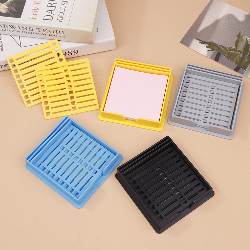 Sticky Note Dispenser Home Desktop Sticky Note Holder With Stencil ...