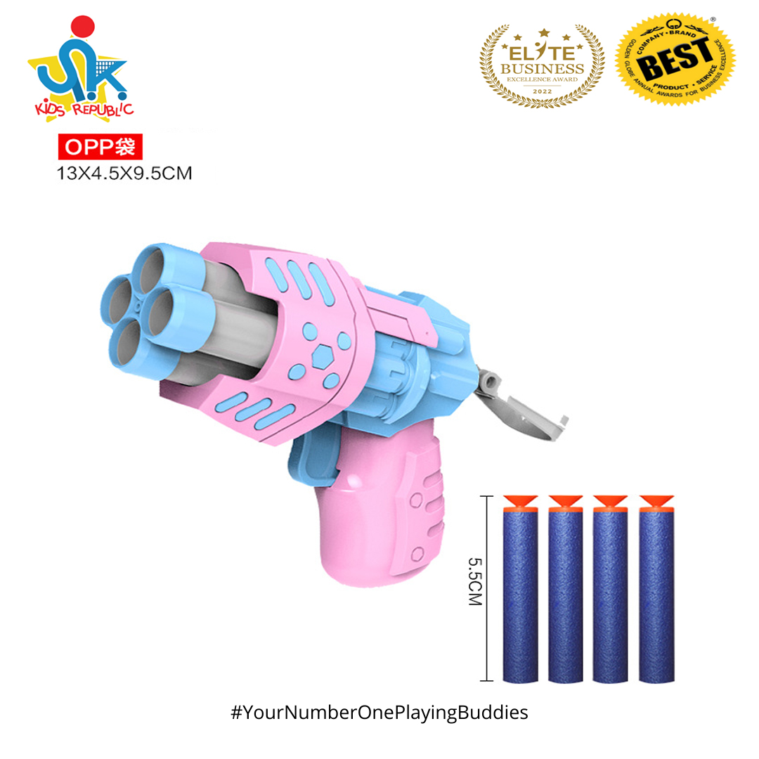 Kids Soft Bullet Gun Toy Shooting Revolver Toy Gun for Kids Indoor ...