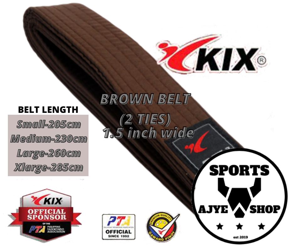 KIX TAEKWONDO BELTS | White to Brown | Lazada PH