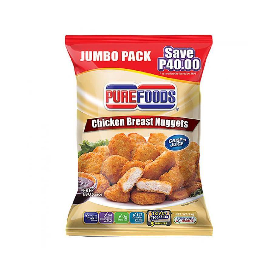 Purefoods Chicken Breast Nuggets (1kg) | Lazada PH