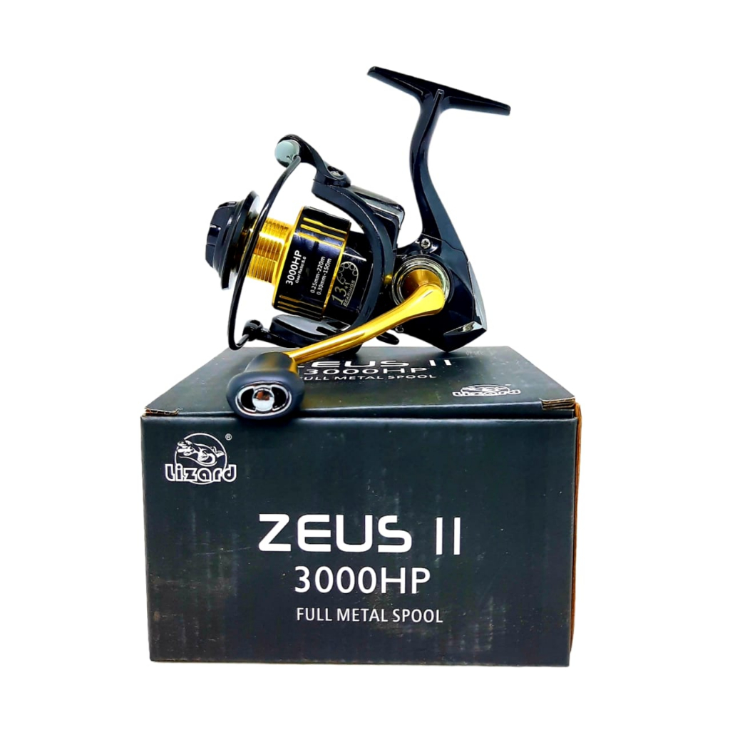 Reel LIZARD ZEUS HP II Dengan 13+1 BB Sudah POWER HANDLE | Lazada Indonesia