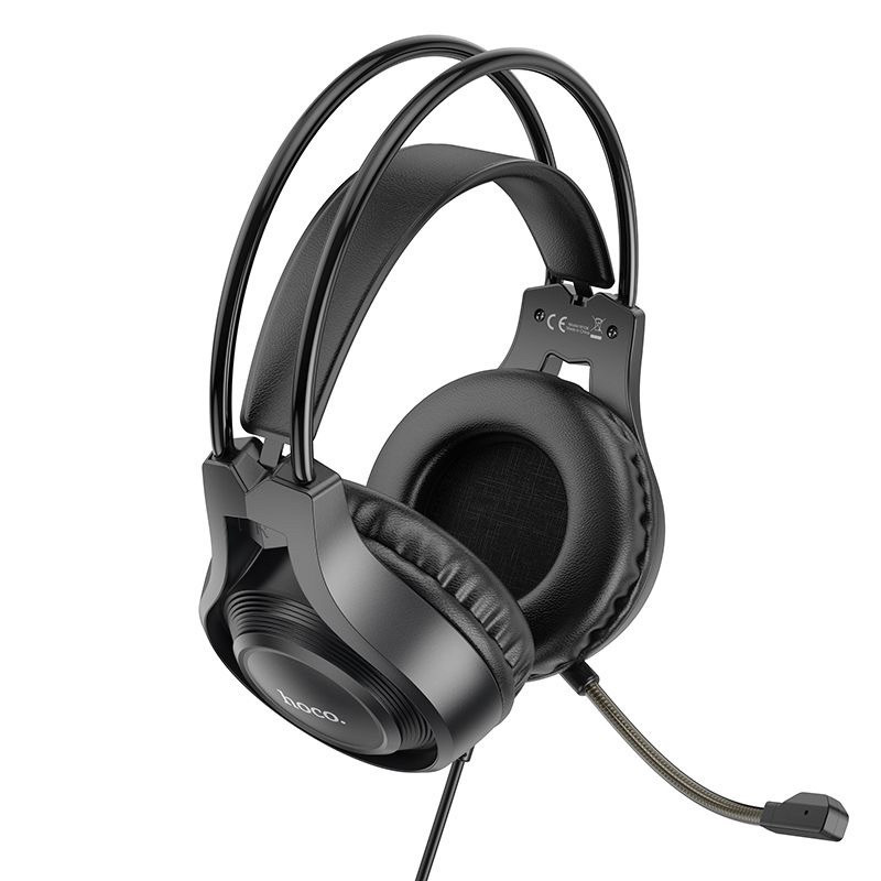HOCO W106 หูฟังเกมมิ่ง แบบมีสาย AUX 3.5mm ไมค์ในตัว ตัดเสียงรบกวน ...