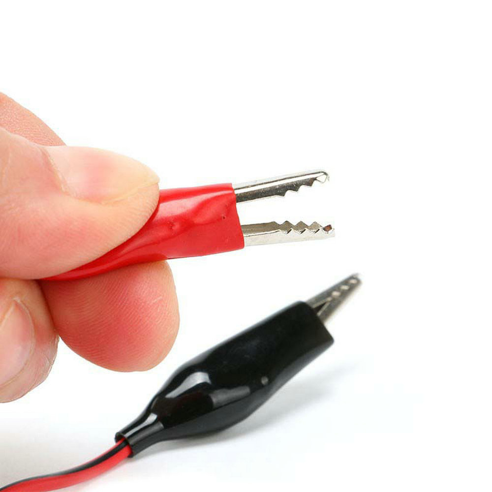 1M Alligator Cilp to AV Banana Plug Test Cable Lead Connector Dual ...