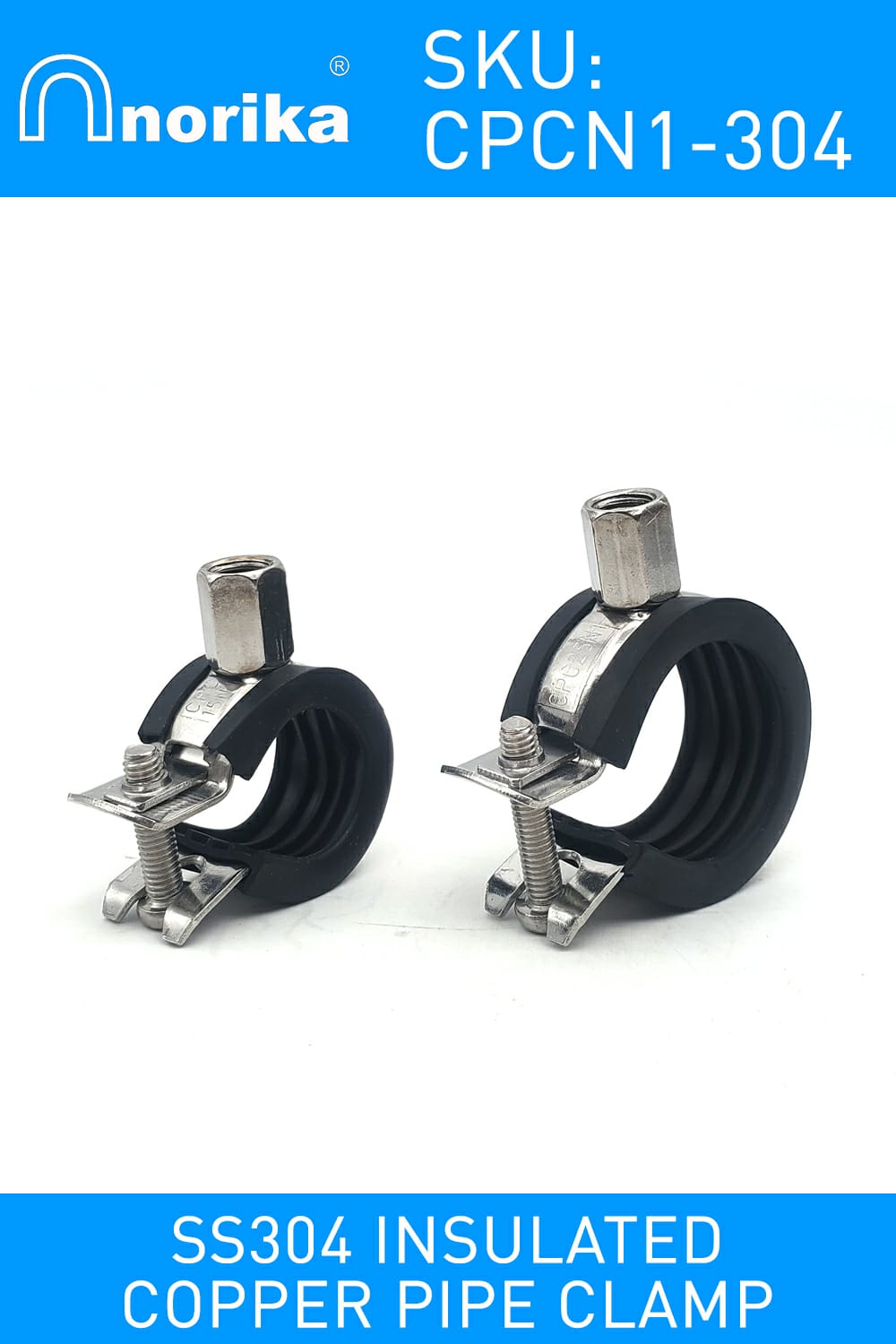 " NORIKA®" [S/STEEL AISI304] COPPER PIPE CLAMP (CPC) | Lazada Singapore