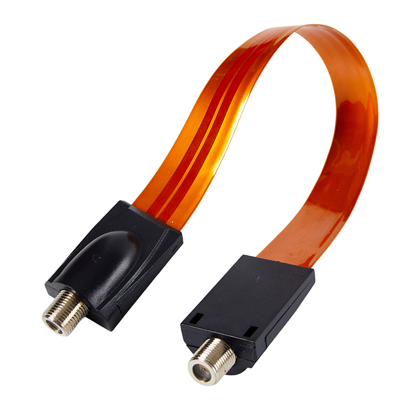 F Female Connector Flat Coaxial Cable Pass Home Car Window Door For ...