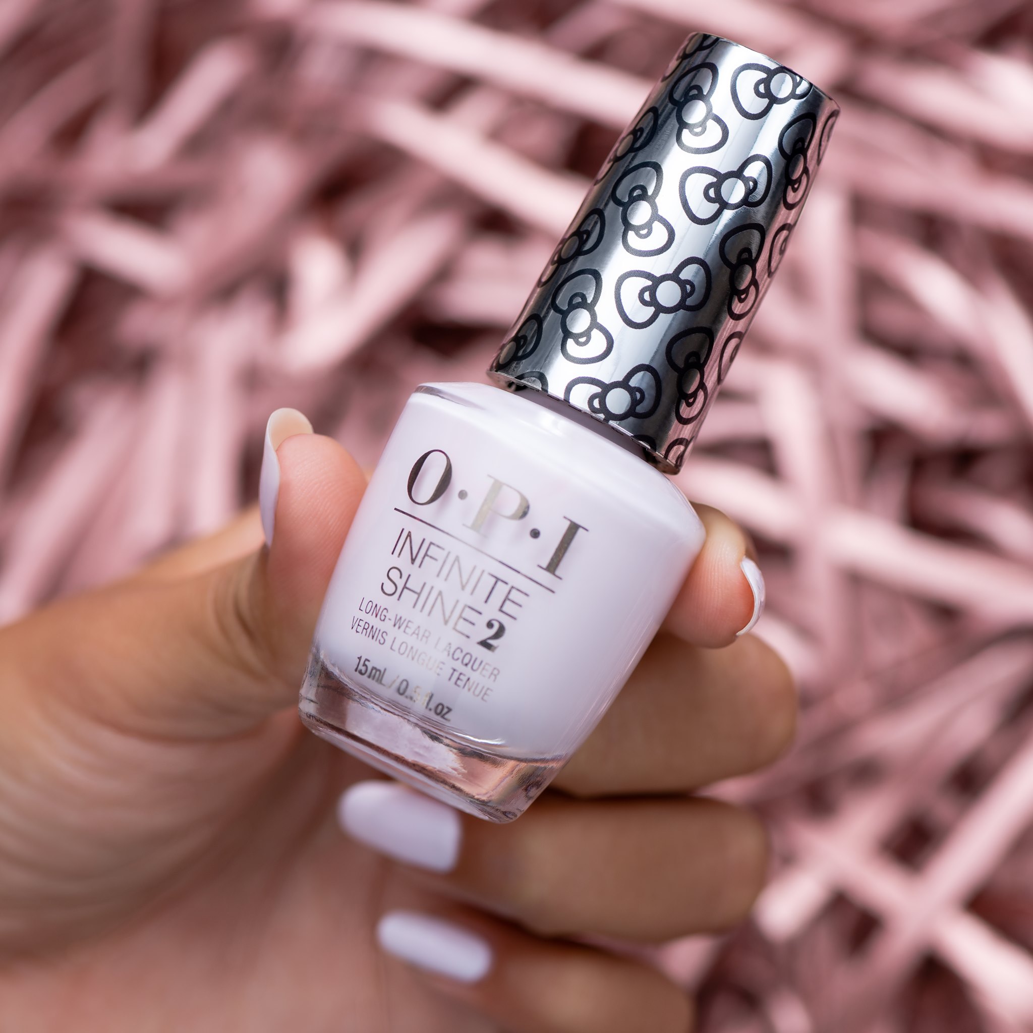 OPI Infinite Shine - Let's Be Friends! (HR L31) ยาทาเล็บสีขาวอมชมพู ...