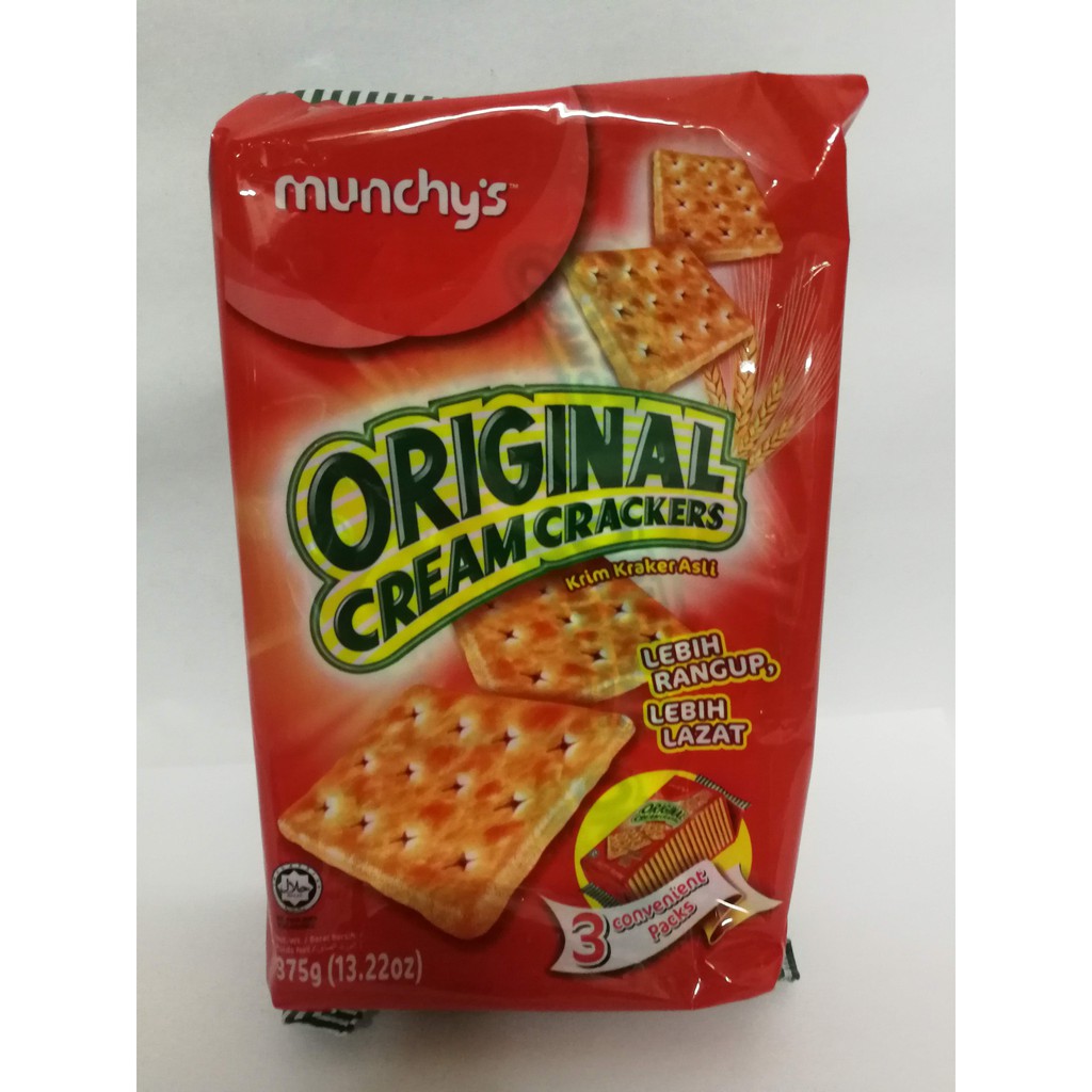 Munchy's Crackers 3 Convenient Packs 375-390g | Lazada
