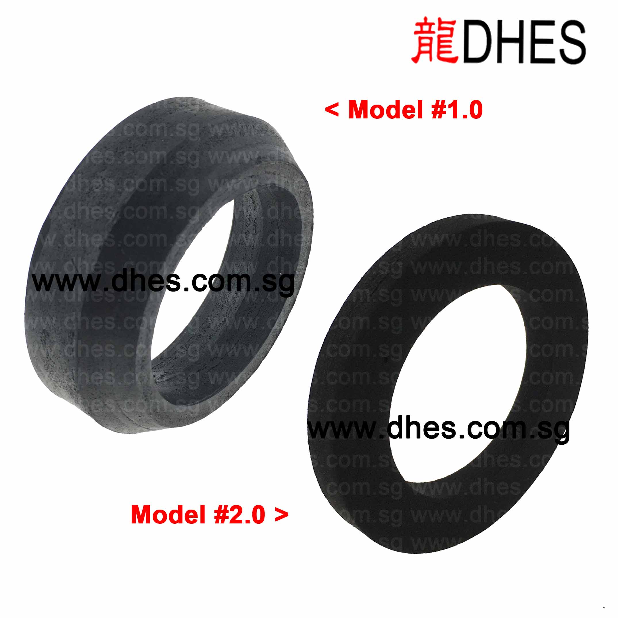 DHES EVA Syphon Rubber Cone Gasket Seal For 2 Piece Water Cistern ...