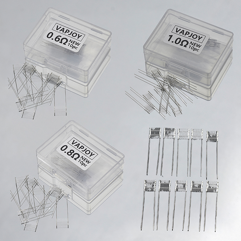 10Pcs DIY Rebuild Mesh Coils 0.6/0.8/1.0ohm Coil For eplacement ...