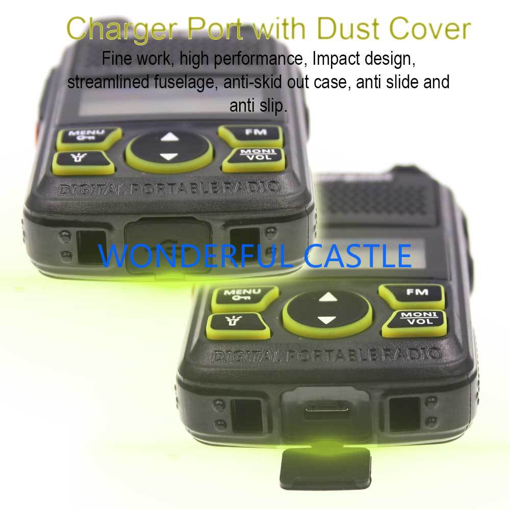 2pcs Official Original Mini Walkie Talkie BF-T1 UHF 400-470MHz 1W 20CH ...