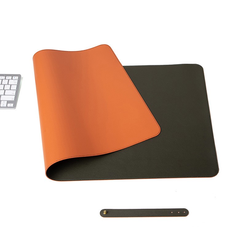Fashionable Double-Side PU Leather Desk Pad, Waterproof Mouse Keyboard ...