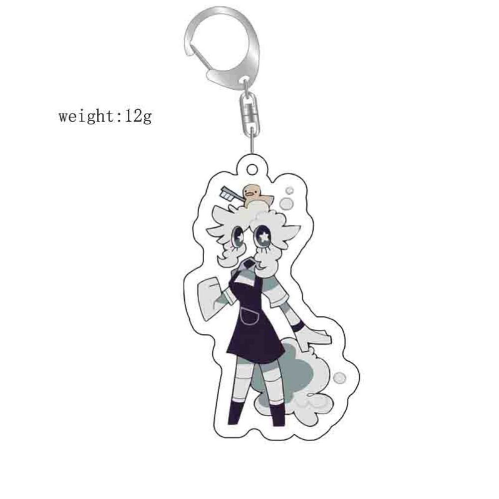 ZOATAAL Acrylic Fundamental Paper Education Keychain Claire Fundamental ...