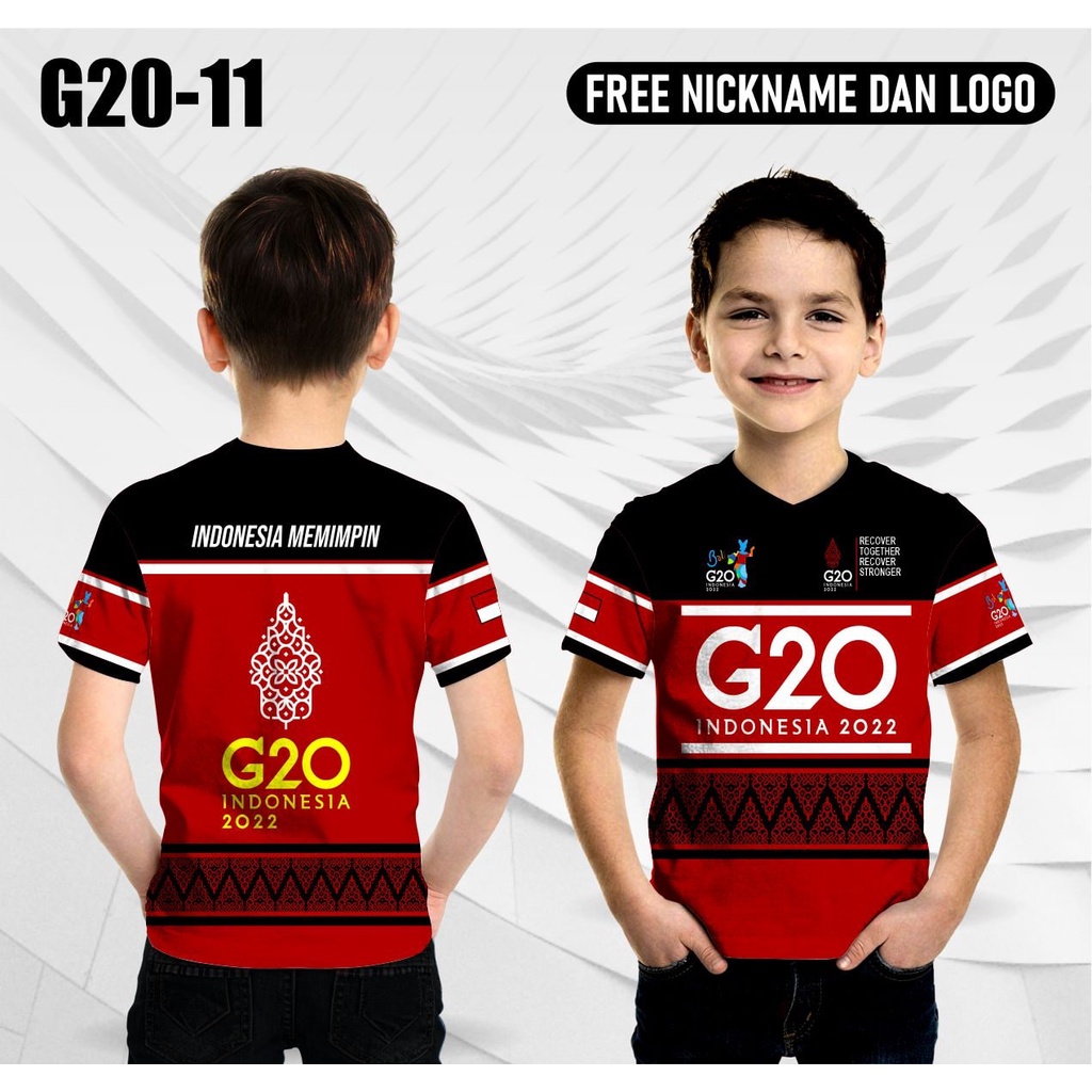 Jersey g 20 bali 2022 jokowi anak bu kaos G20 Indonesia memimpin ...