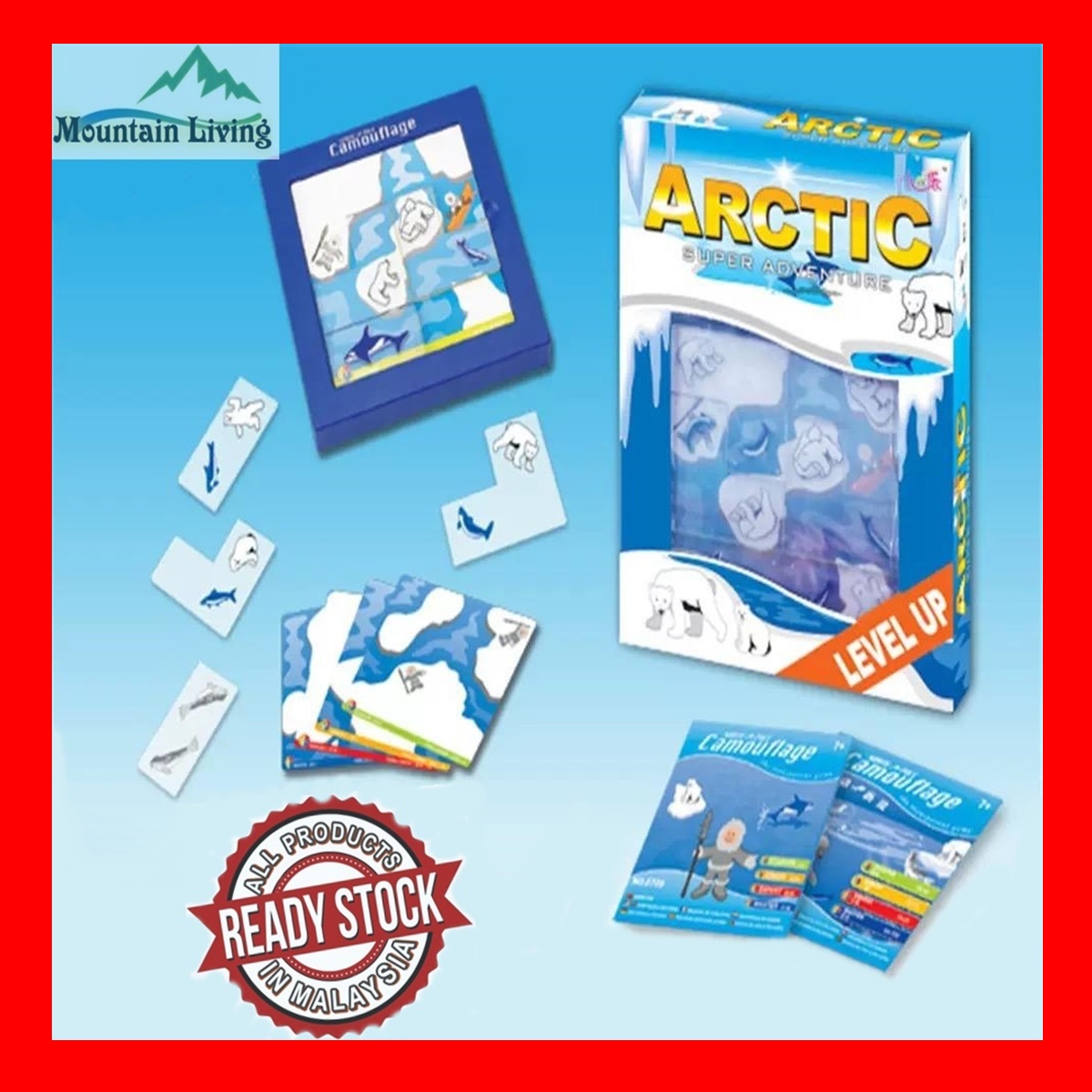 (READY STOCK) ARCTIC SUPER ADVENTURE North Pole Camouflage Board Game ...