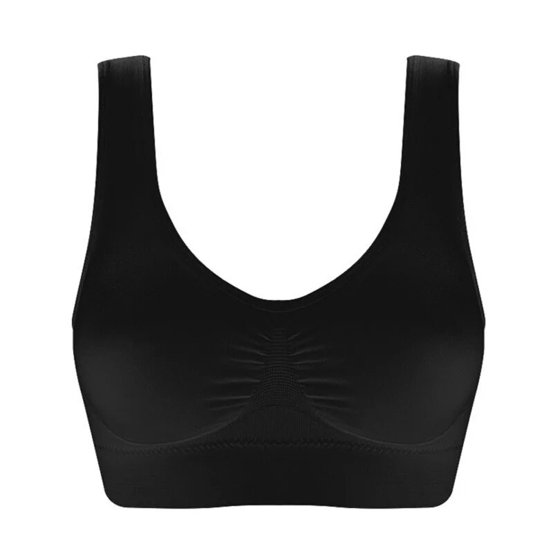 New Women's Bra Wireless Cotton Comfort Padded Push Up Top Fashion ...