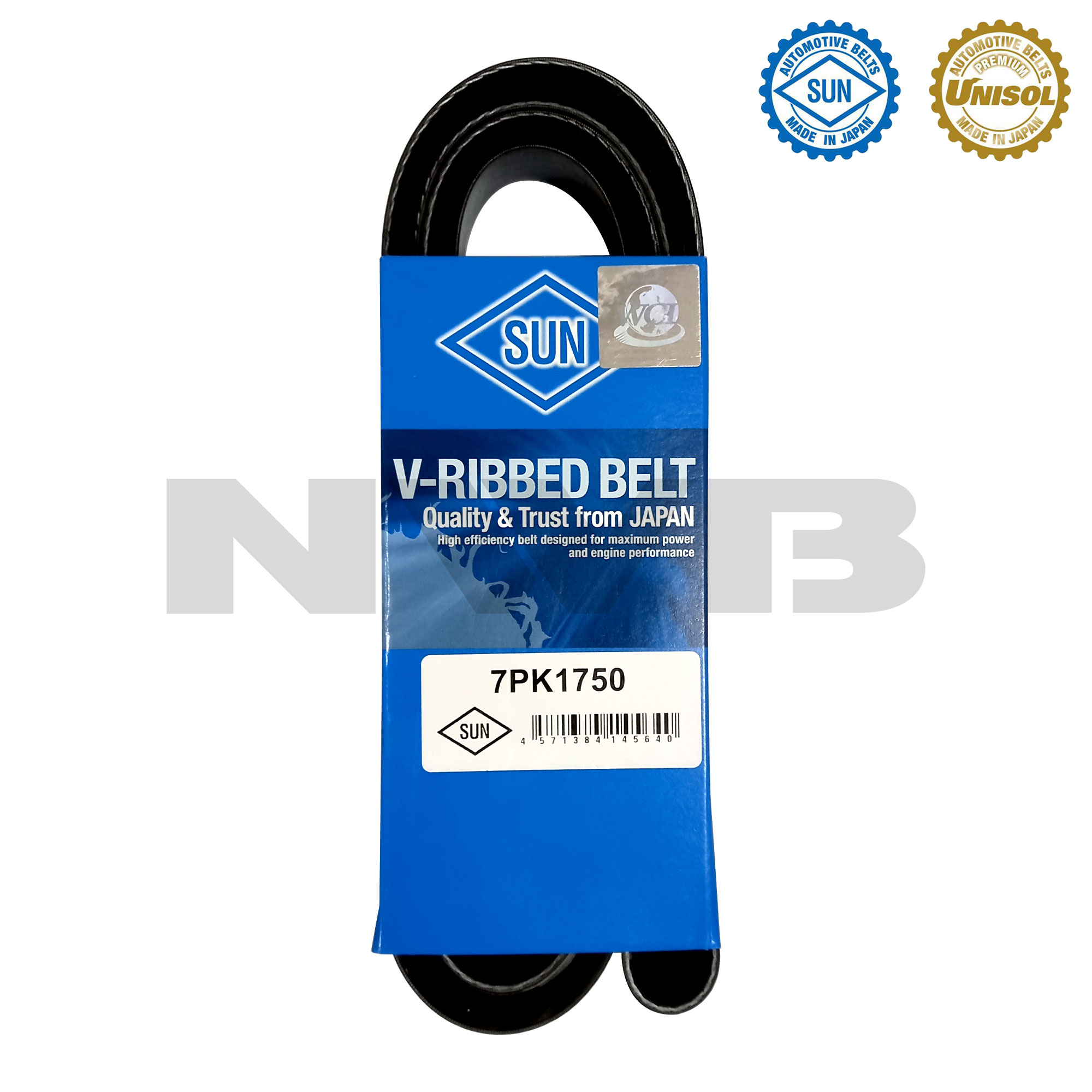 SUN V-Ribbed Belt 7PK1750 for Nissan NP300, Terra 2015-2021 | Lazada PH