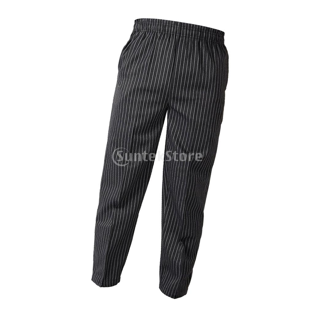 Cook Trousers Kitchen Catering Polyester Baggy Chef Pants Workwear 4 ...