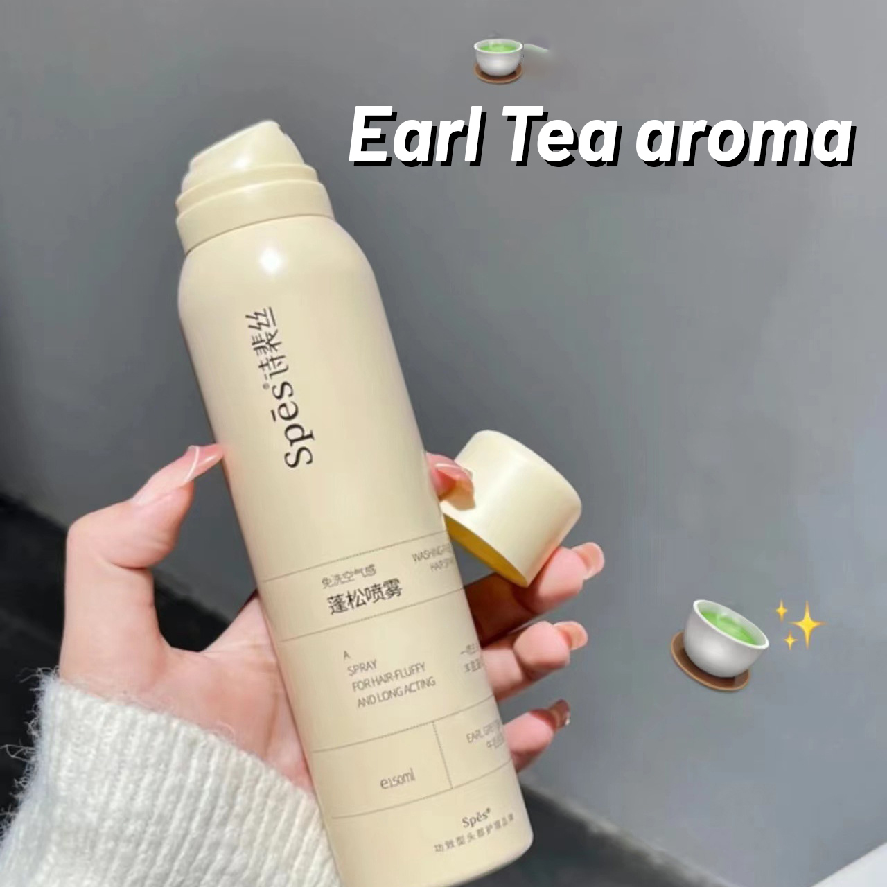 🇸🇬 [READY STOCK] Spes Dry Shampoo 150ml Oil Free Fluffy Hair Spray Hair ...