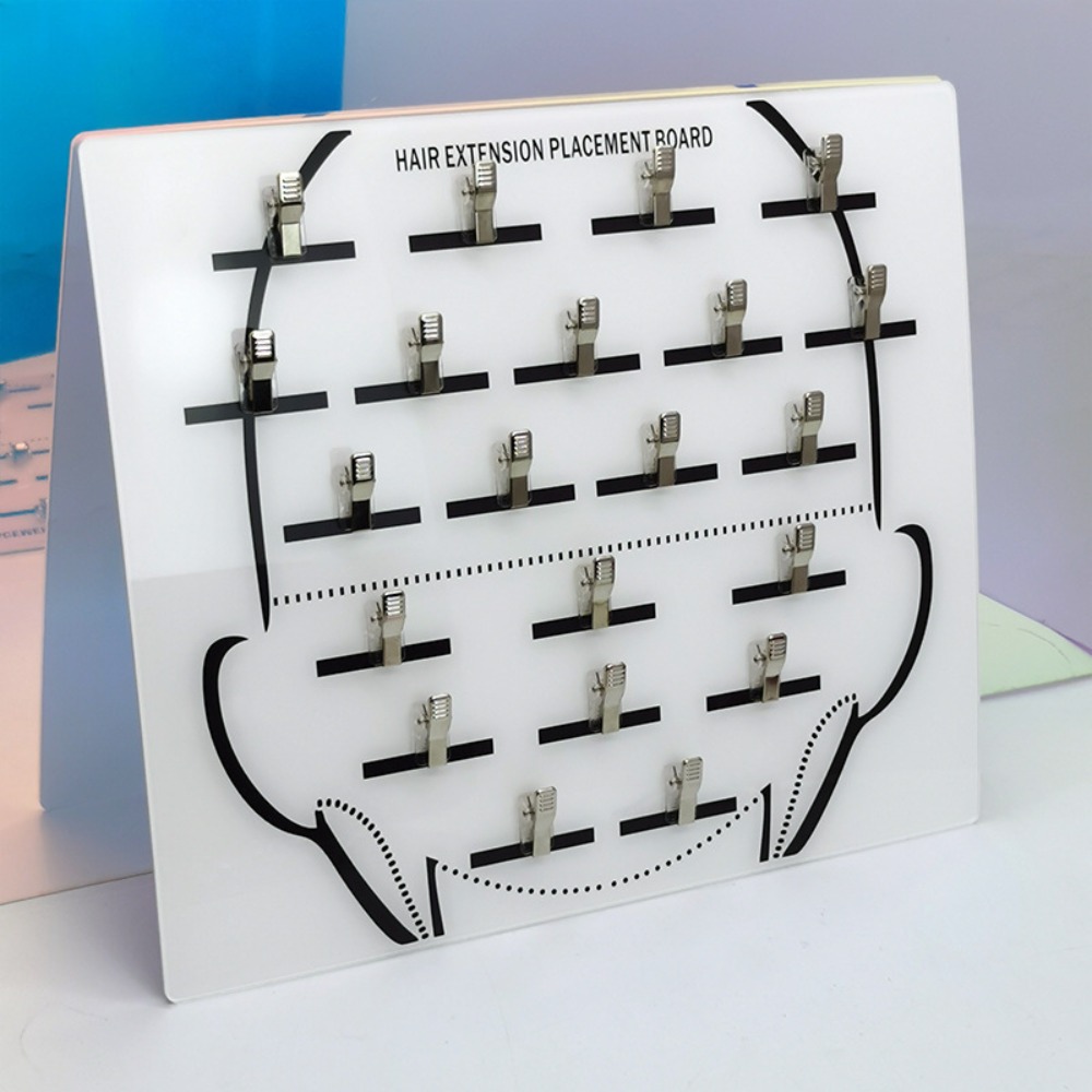 Hair Tool Acrylic Tape in Placement Board Hair Dye Plate Holder Stand ...