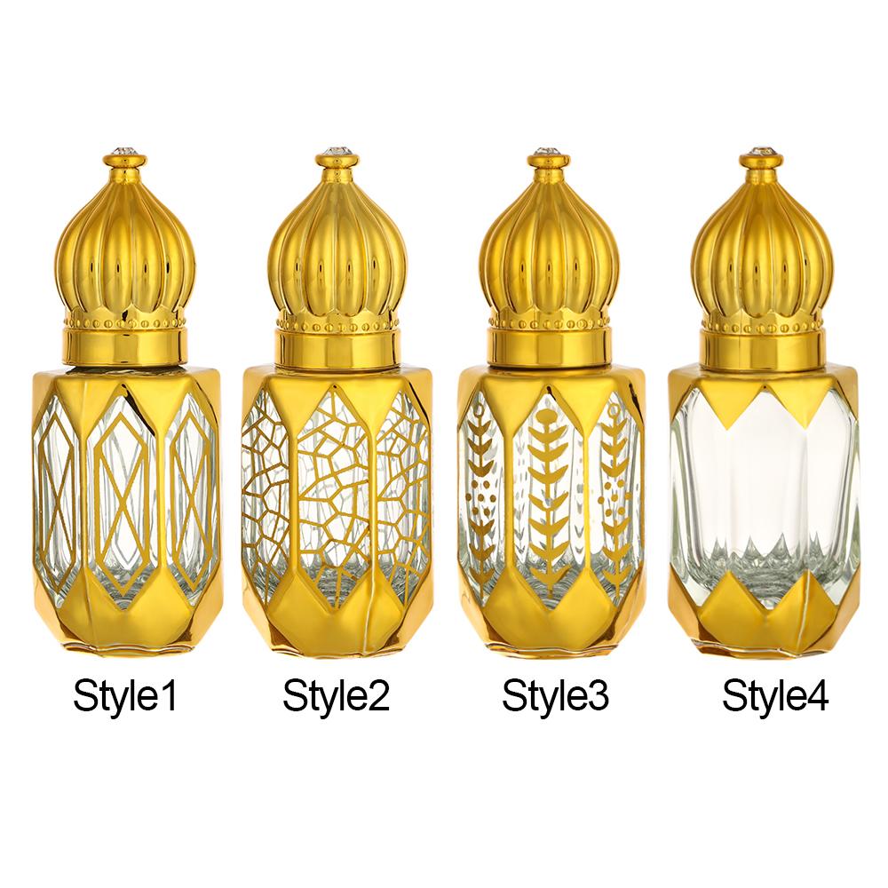 Golden Cosmetics Sample Test Container Empty Essential Oil Bottles ...