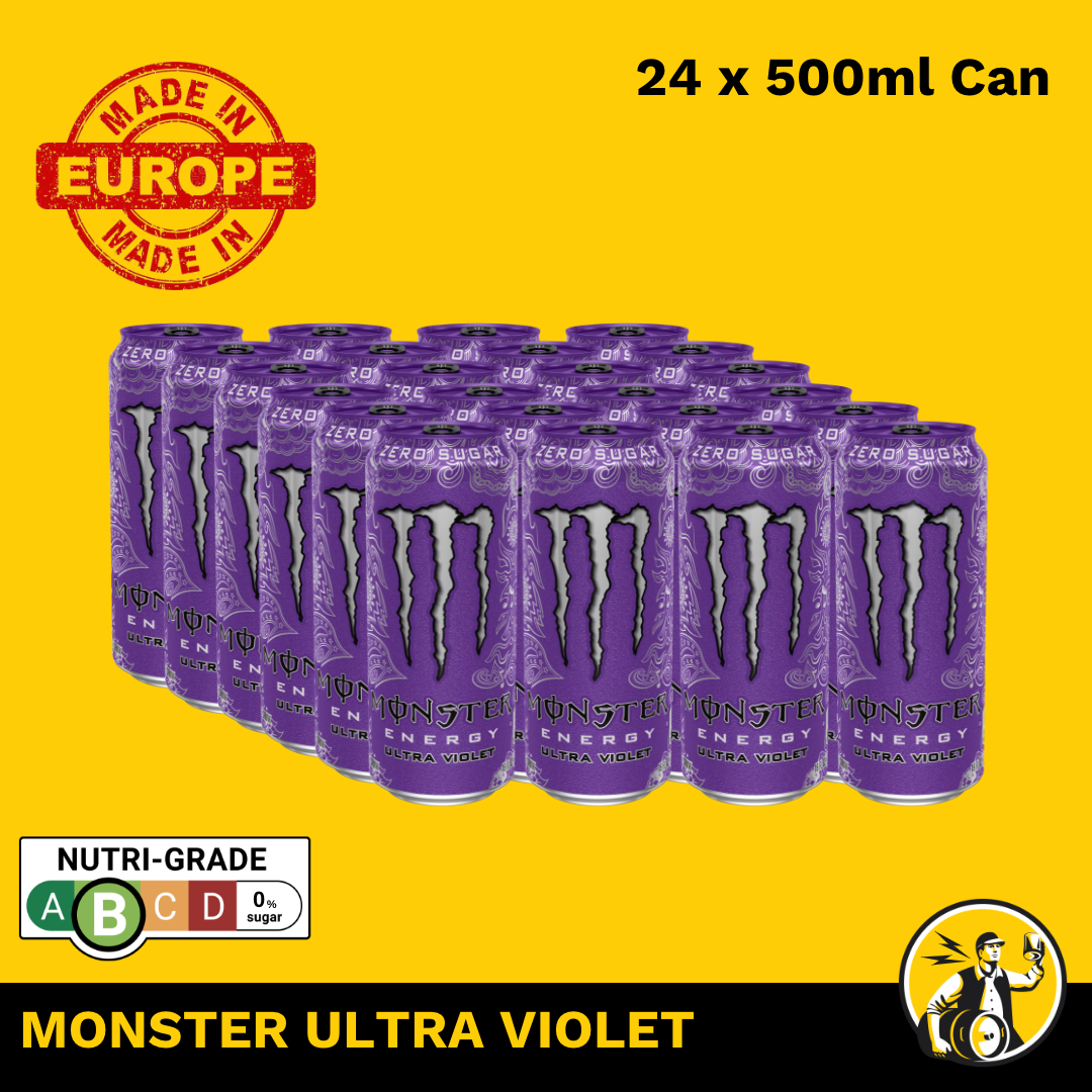 Monster Energy Ultra Violet 500ml (ZERO SUGAR, FULL SIZE) | Lazada ...