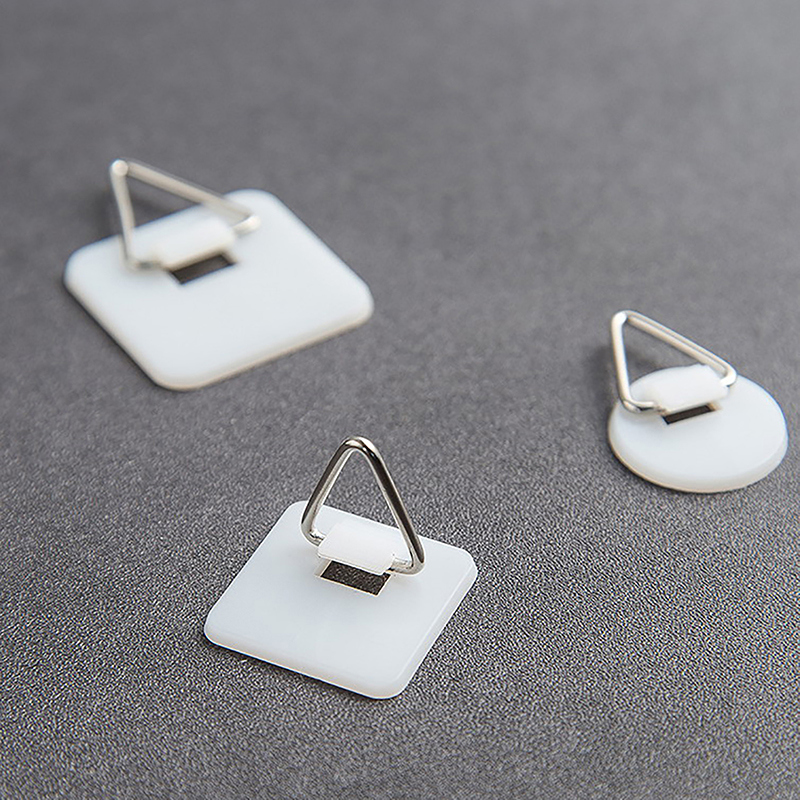 5PCS Invisible Adhesive Plate Hanger Vertical Plate Holders Portable ...