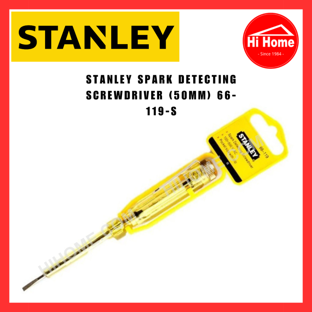 STANLEY Spark Detecting Screwdriver (50mm) 66-119-S Penuding Skru Spark ...