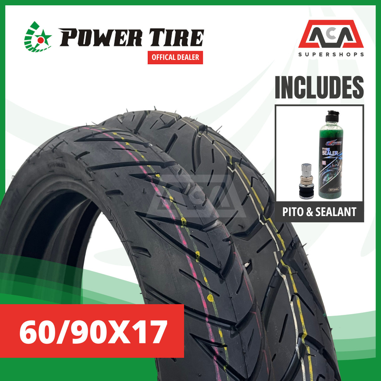 POWERTIRE (S205) TIRE FOR MOTORCYCLE X17 | Lazada PH