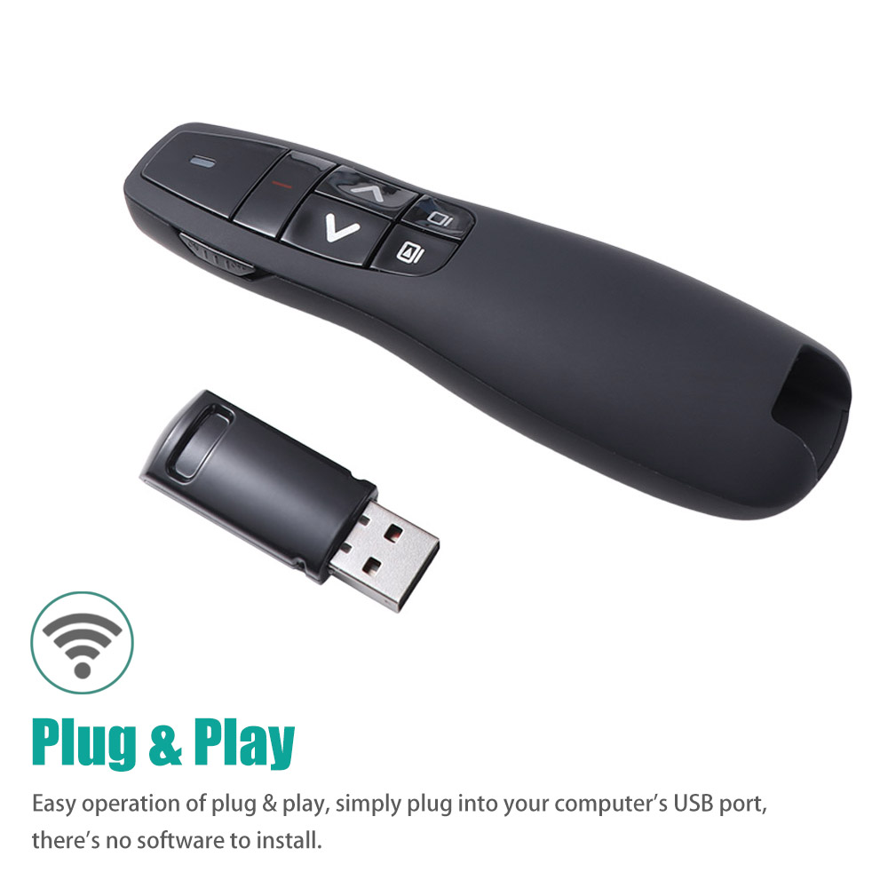 Comfortable Grip Control Powerpoint Smart Presenter Infrared Remote ...