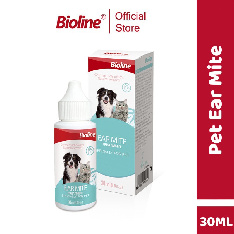 BIOLINE 30ML Ear Mite Treatment for Dogs and Cats | Lazada PH