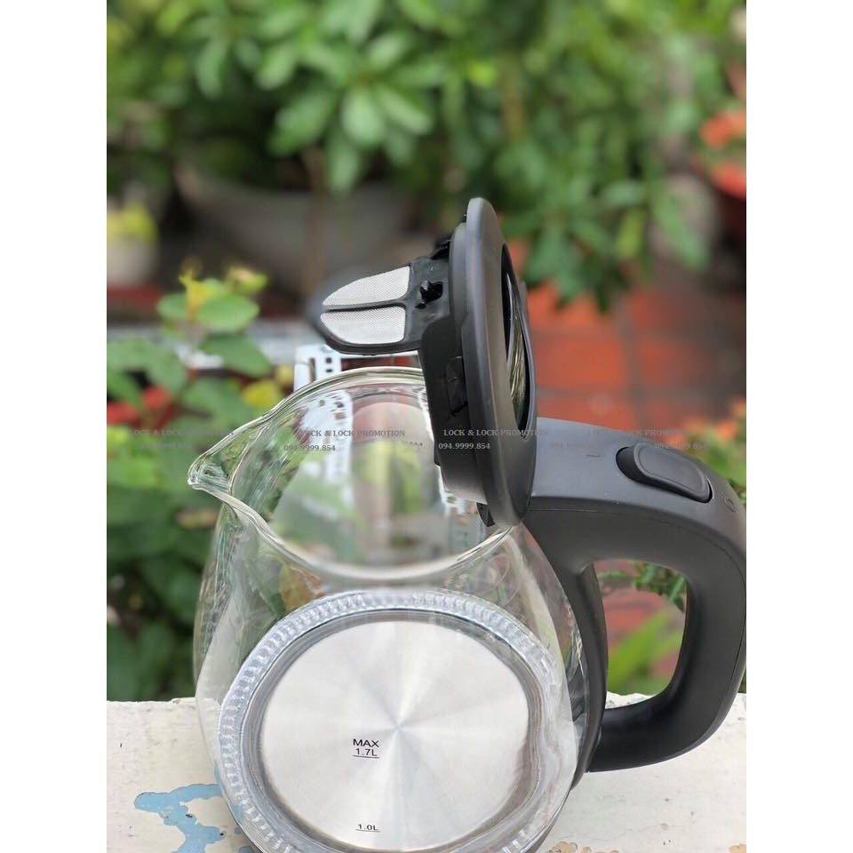 EJK432 - ẤM SIÊU TỐC THỦY TINH 1.7L LOCKLOCK 1850-2200W BẢO HÀNH CHÍNH ...