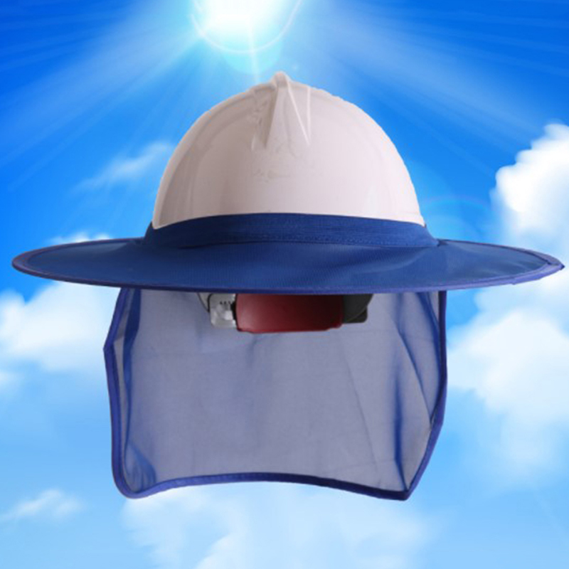 Sky Wing Construction Safety Reflective Hard Hat Neck Shield Helmet ...