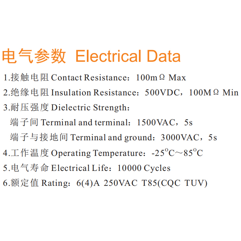 6a 4 Position Rotary Switch 5pin Knob Switch Electric Oven 4 Gear ...