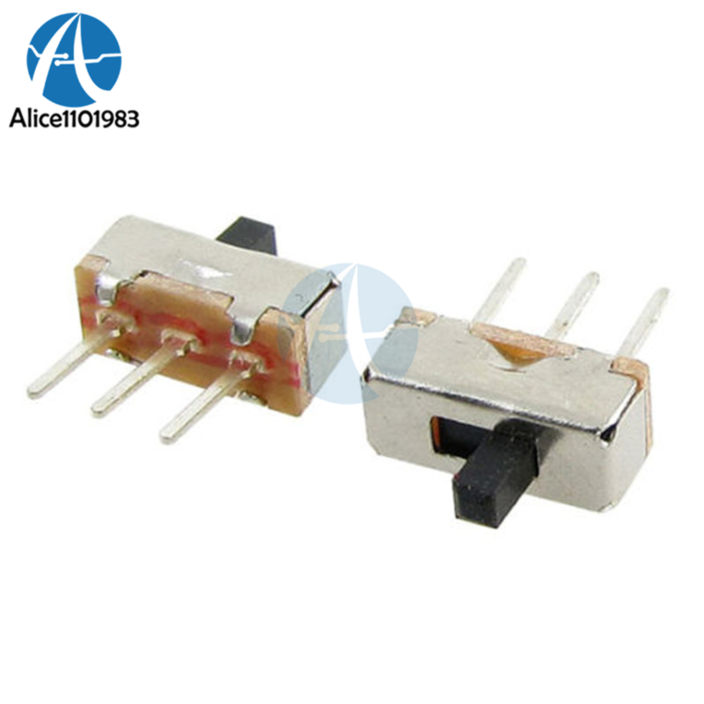 20PCS 3 Pin 1 Pole 2 Throw SS12D00G3 Position SPDT 1P2T PCB Panel ...